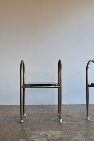 Pair of Tubular 1930's Side Tables – The Peanut Vendor Ltd